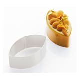 Cercle inox calisson - ht 4 cm - Long 22 cm - Martellato - Meilleur du Chef