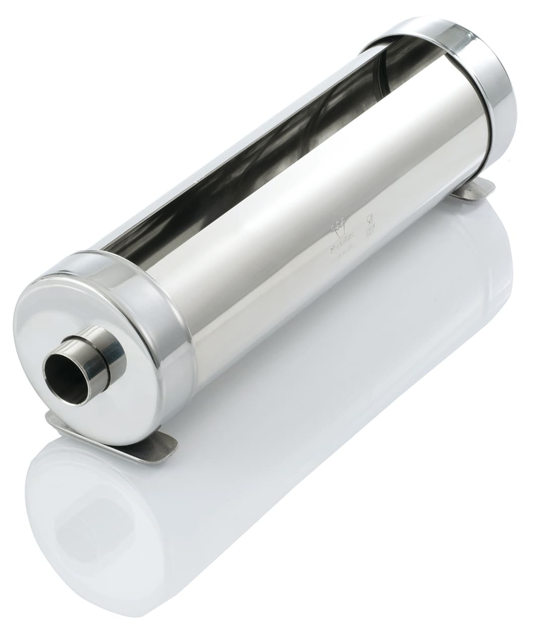 Moule à cake inox rond - avec insert tube - Ø 7,8 x 25 cm - Martellato ...