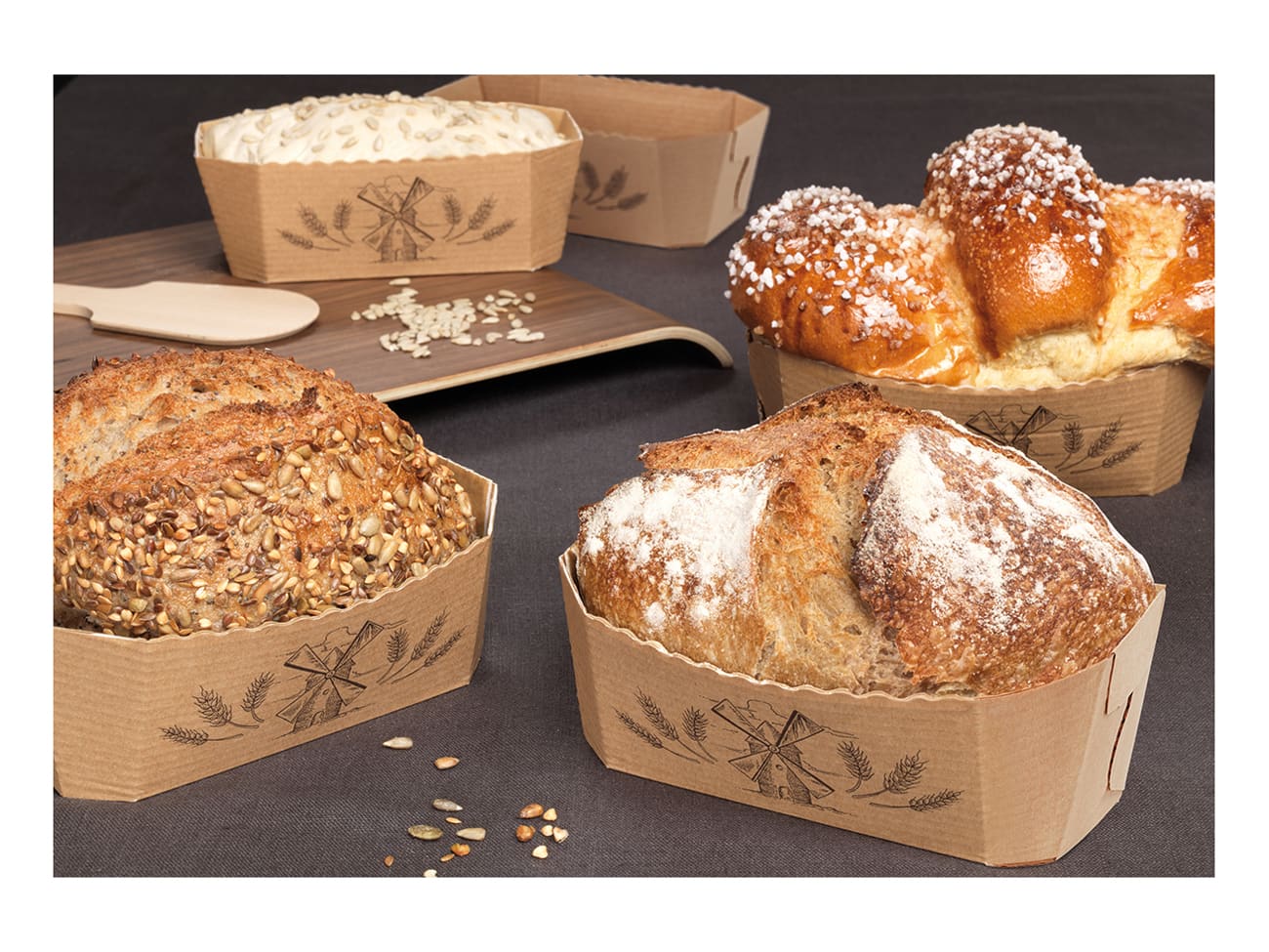 Moule carton pour pain et brioche - 10 pièces - Nordia - Meilleur du Chef