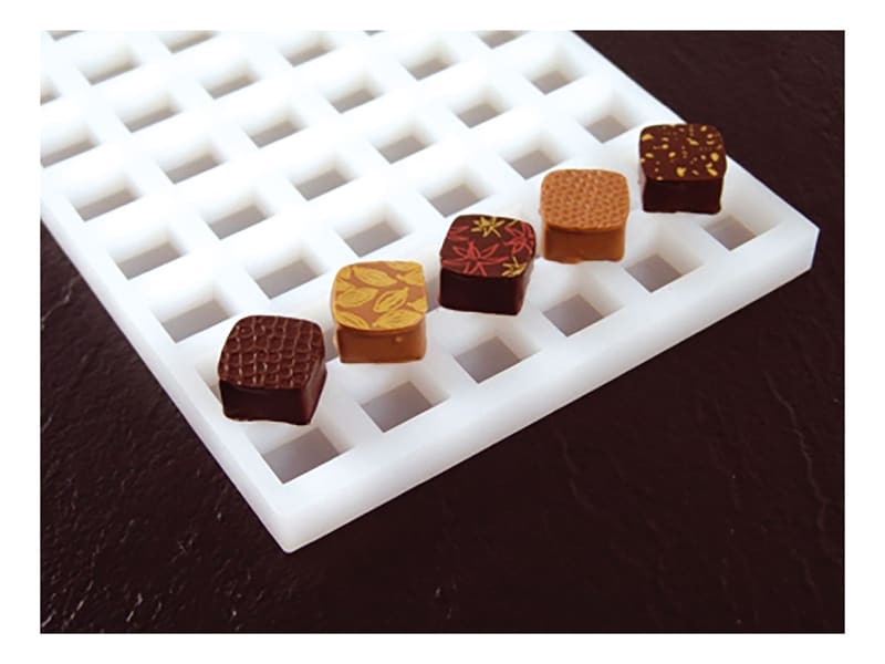 Moule silicone Chocoflex - carrés - 29 x 19 cm - Pavoni - Meilleur du Chef