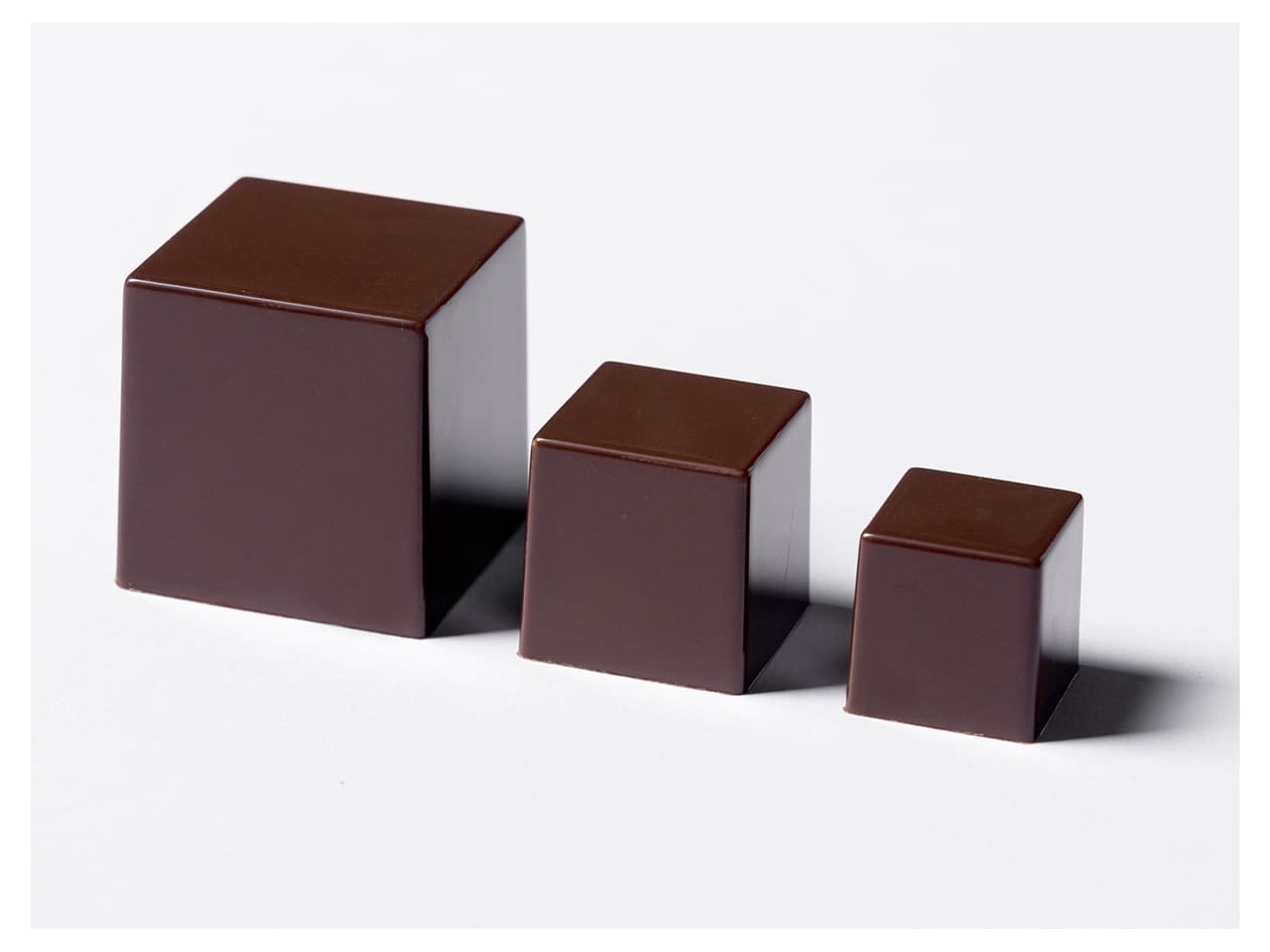 Moule chocolat cube - 2 x 2 cm - Pavoni - Meilleur du Chef