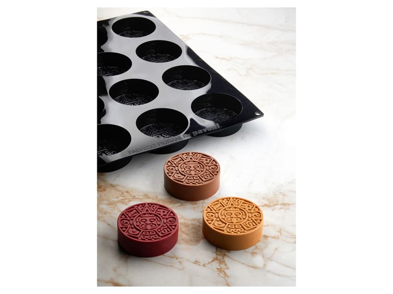 Moule silicone mini entremet Azteca - 12 empreintes - 40 x 30 cm ...