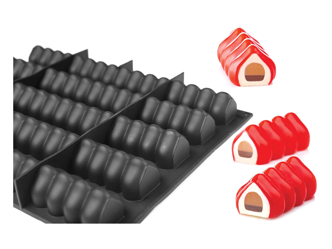 Moule silicone Pavoflex - 5 bandes Soft - 40 x 30 cm - Pavoni ...