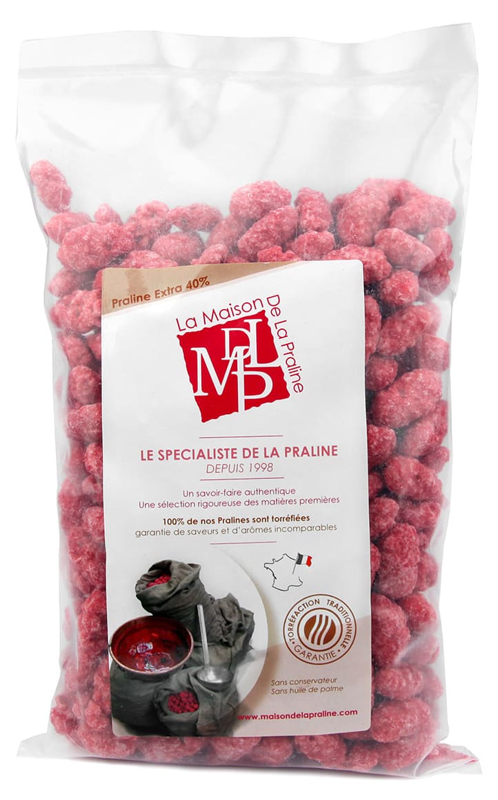 Praline rose entière artisanale - 40% amandes - 1 kg - La Maison de la ...