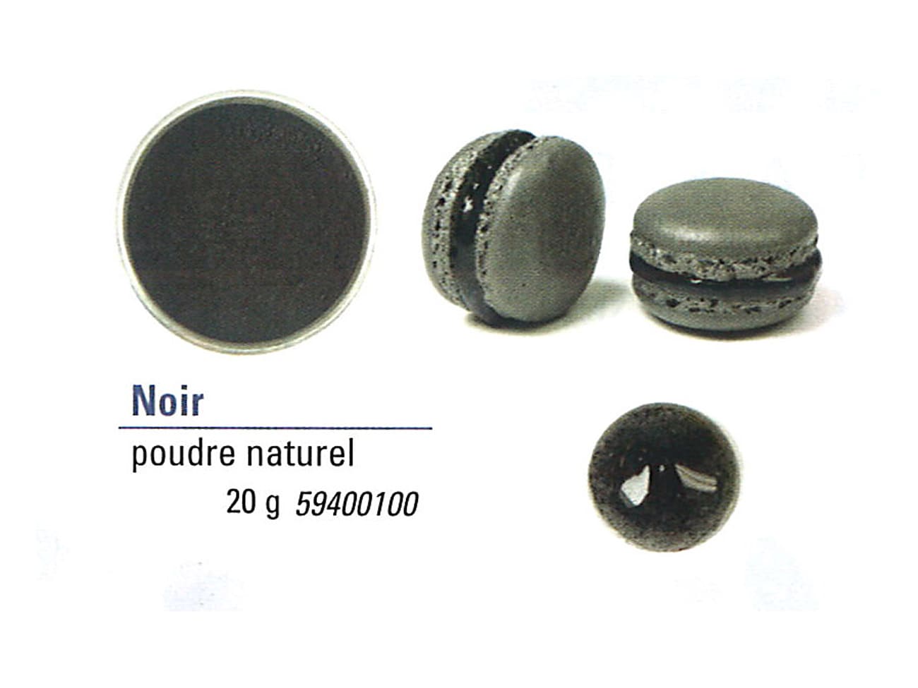 Colorant naturel noir en poudre - hydrosoluble - 20 g - Chocolatree ...