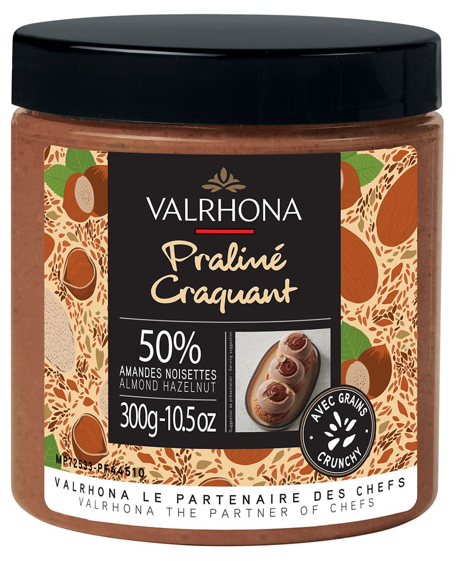 Praliné craquant amandes/noisettes 50% - 300 g - Valrhona - Meilleur du ...