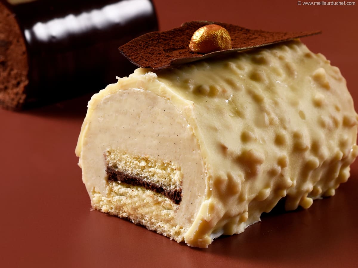 Bûches de Noël "Black & White" - Fiche recette illustrée - Meilleur du Chef