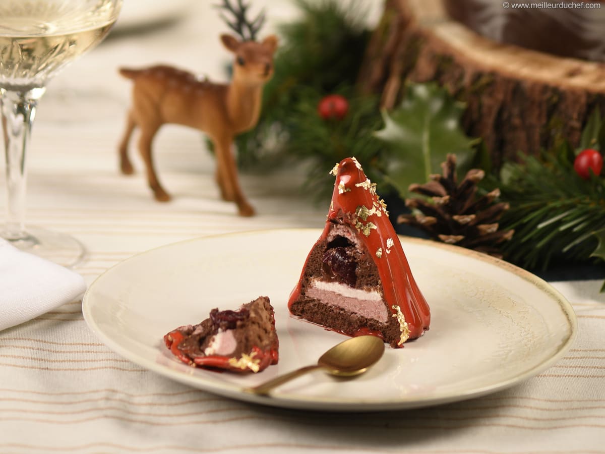 Entremets de Noël "Forêt Noire enchantée" - Notre recette avec photos ...