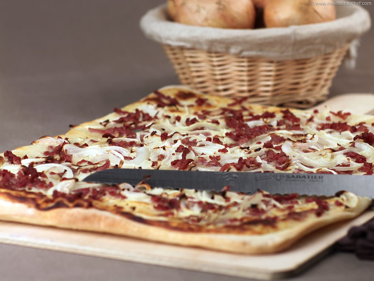 Flammekueche - Notre recette avec photos - Meilleur du Chef