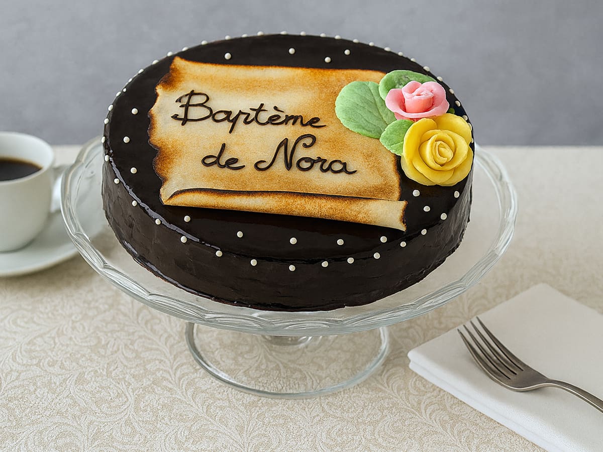 Gâteau de Baptême - Fiche recette avec photos - Meilleur du Chef