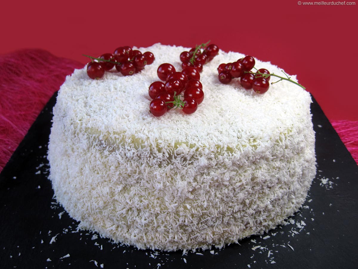 Gâteau au coco - Fiche recette illustrée - Meilleur du Chef