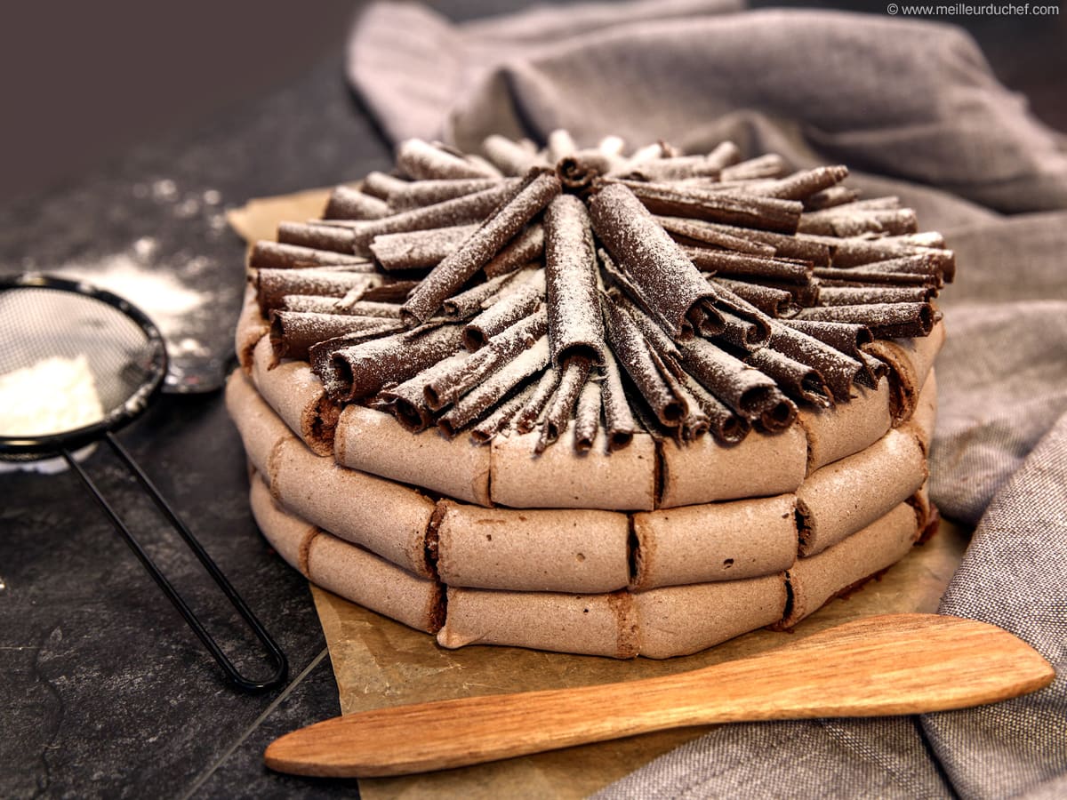 Gâteau Concorde de Gaston Lenôtre - Notre recette illustrée - Meilleur ...