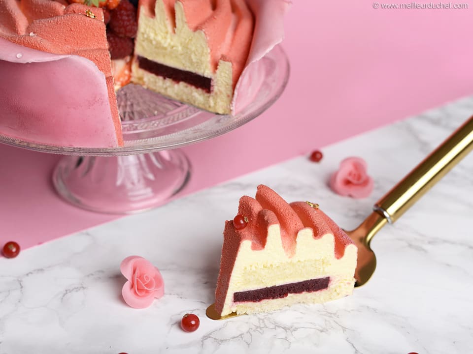 Gâteau Saint Valentin - Fiche recette avec photos - Meilleur du Chef