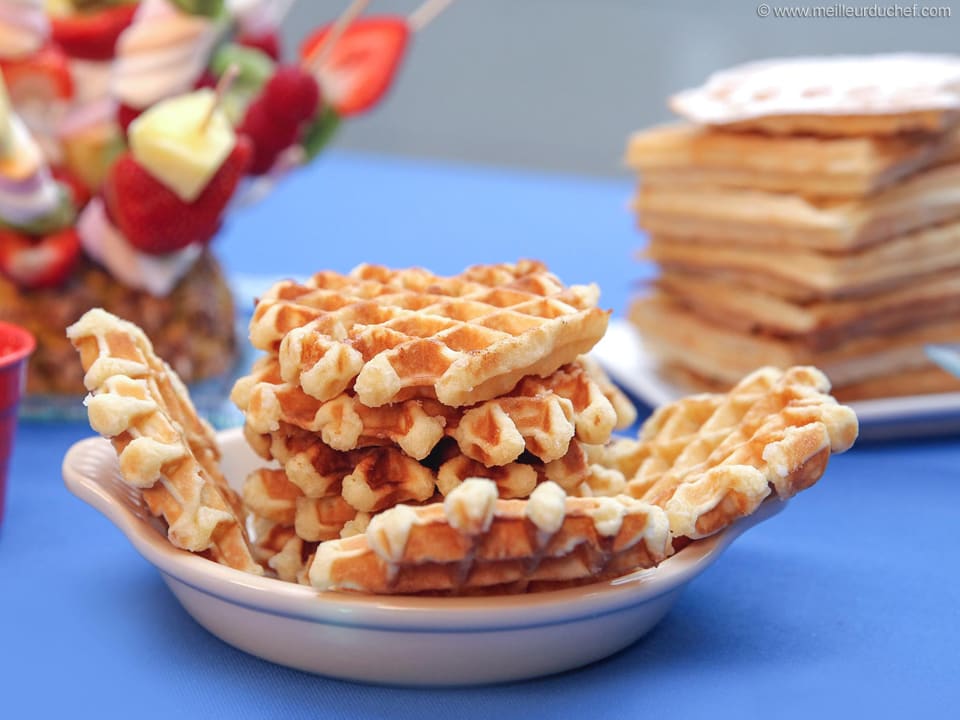 Recette Gaufre - Meilleur du Chef