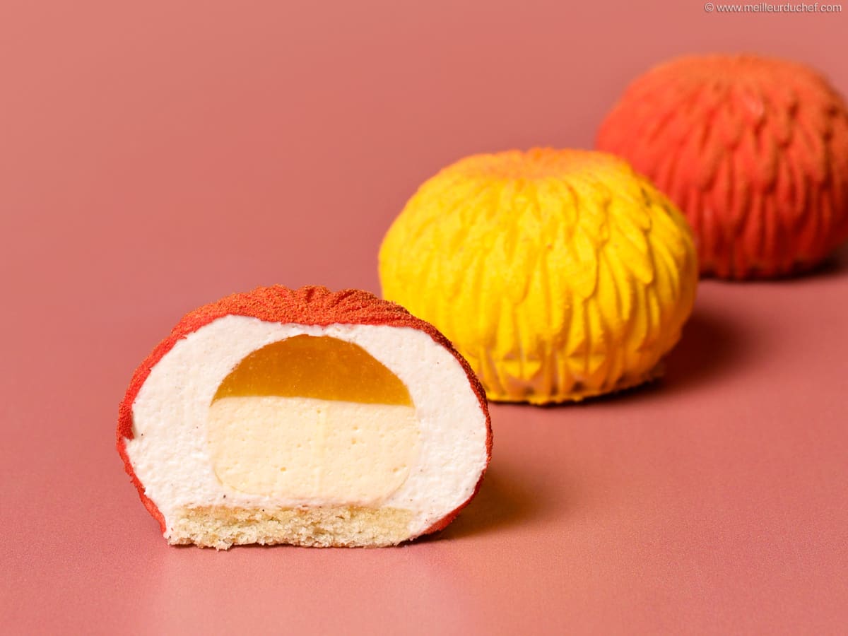 Mini-entremets mandarine & chocolat blanc - Notre recette illustrée ...