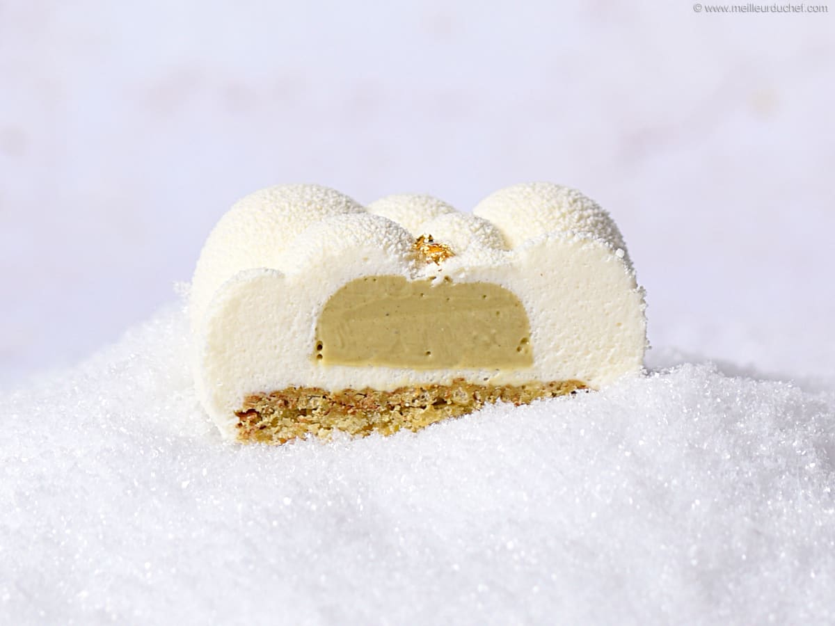 Mini-entremets petits nuages - Fiche recette avec photos - Meilleur du Chef