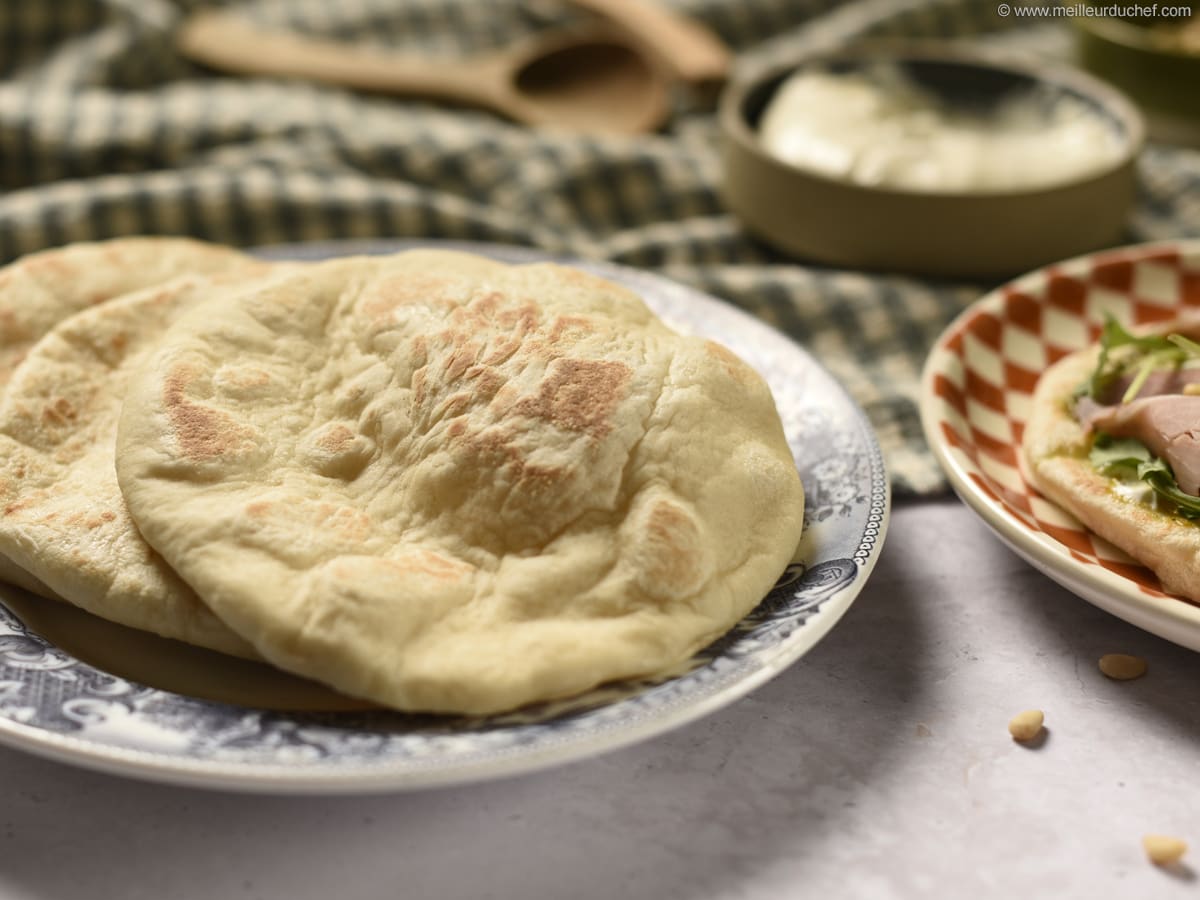 Pain Pita - La recette avec photos - Meilleur du Chef