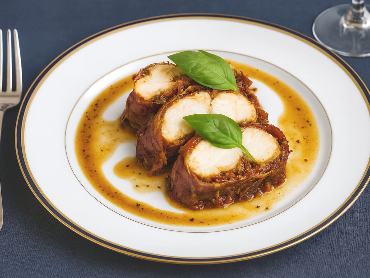 Rôti de lotte au pesto - Recette de cuisine avec photos - Meilleur du Chef