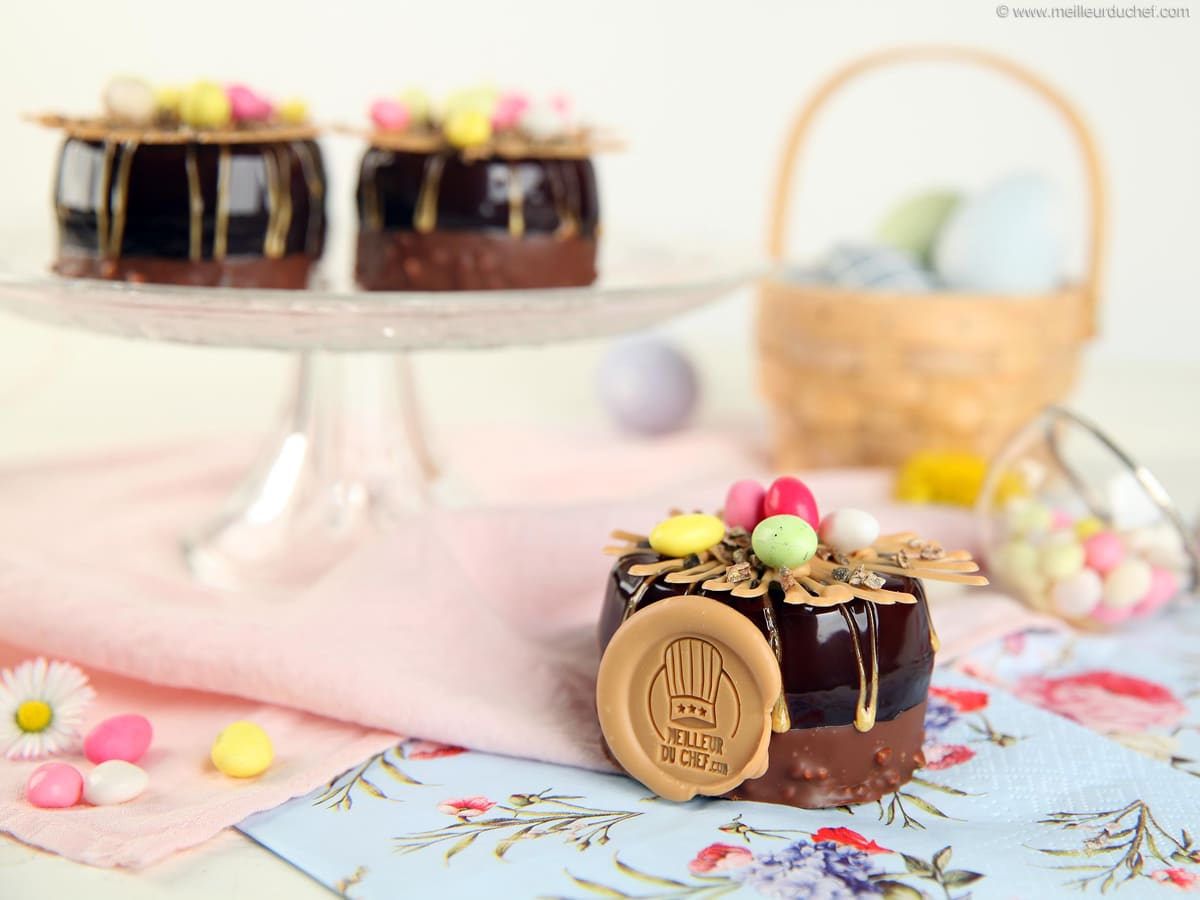 Chocolate Easter Nest Cake - Our recipe with photos - Meilleur du Chef