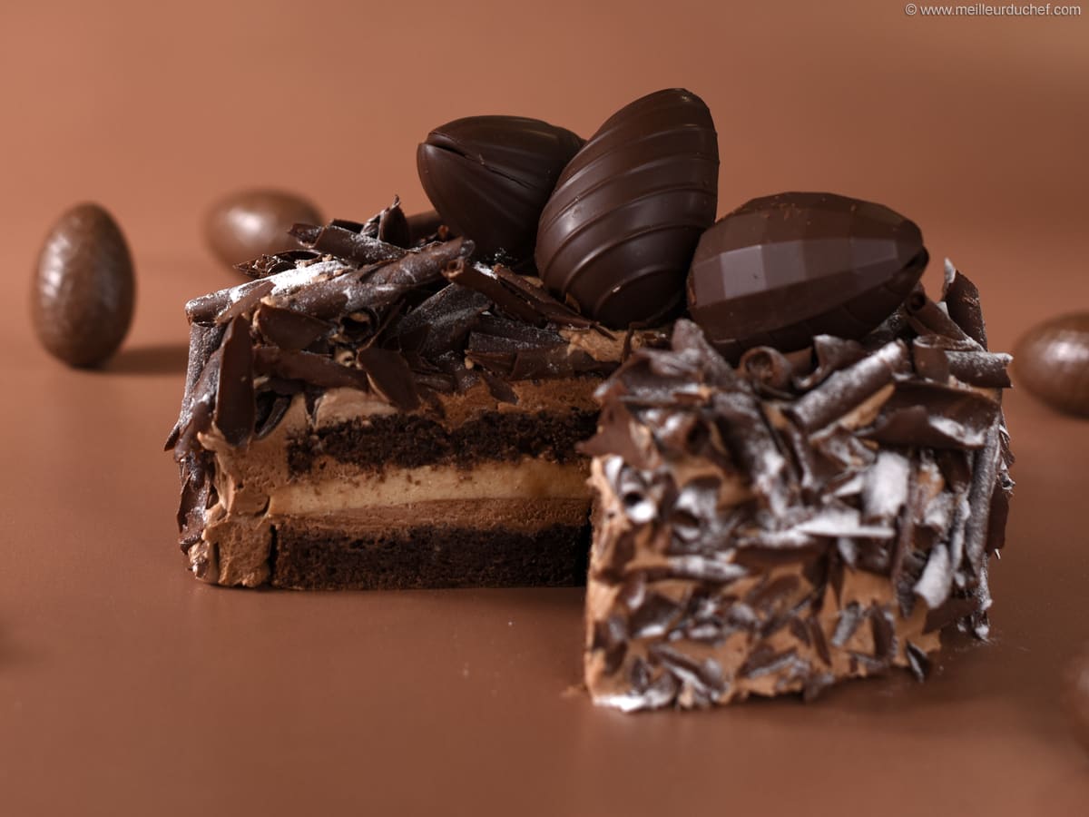 Chocolate & Hazelnut Easter Nest - Recipe with images - Meilleur du Chef
