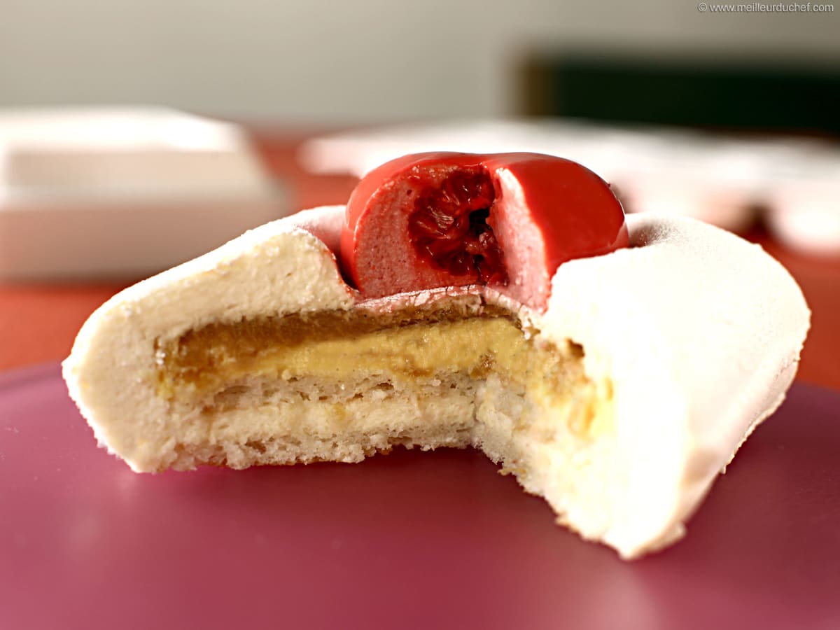 Exotic Fruit & Raspberry Entremets - Recipe with images - Meilleur du Chef