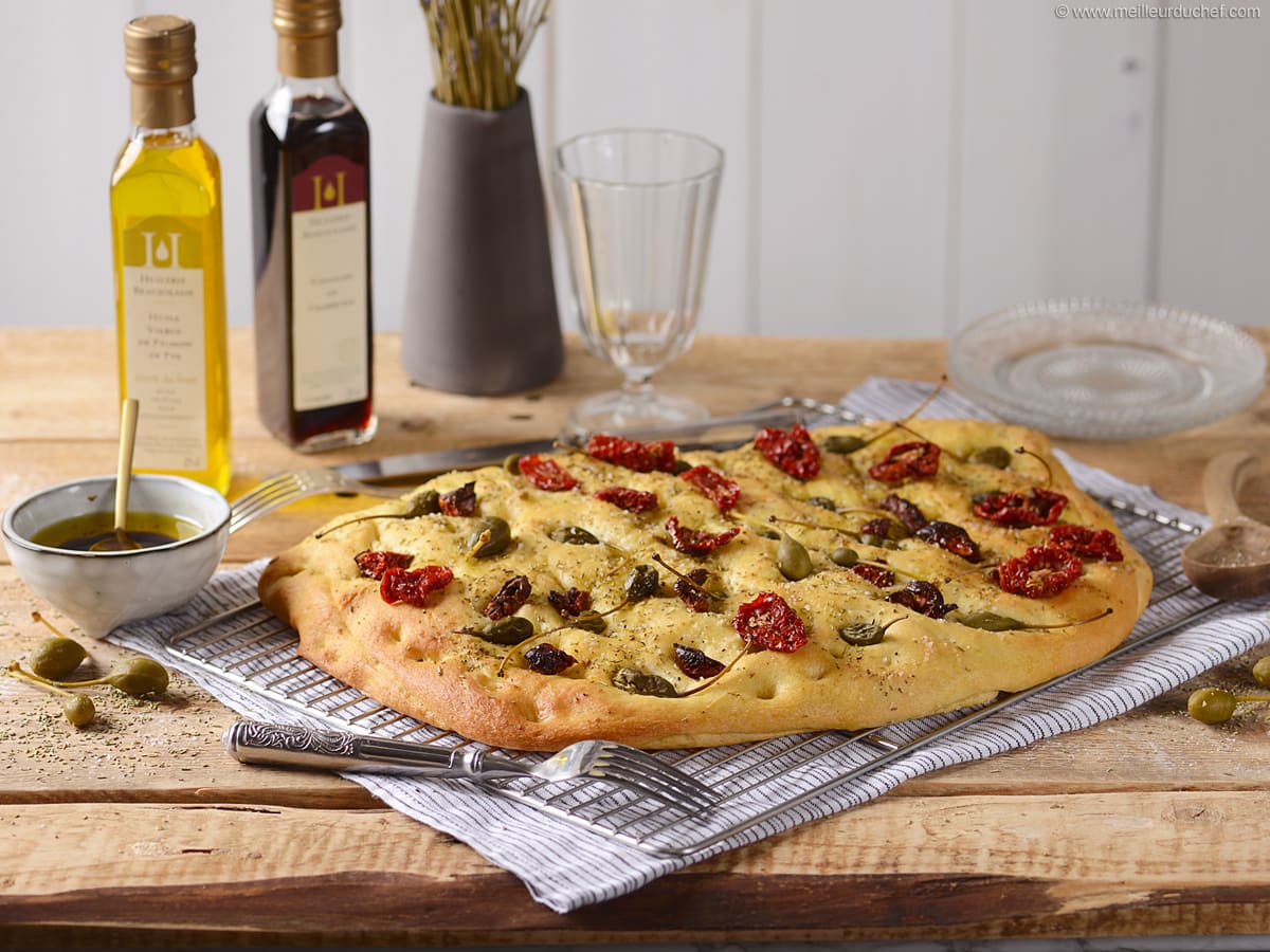 Focaccia - Illustrated recipe - Meilleur du Chef