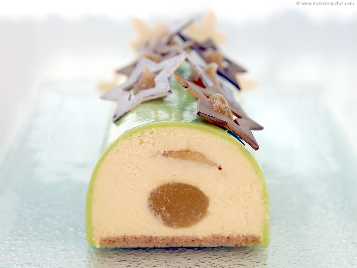 Yule Log with Granny Smith Apple Mousse - Our recipe with photos ...